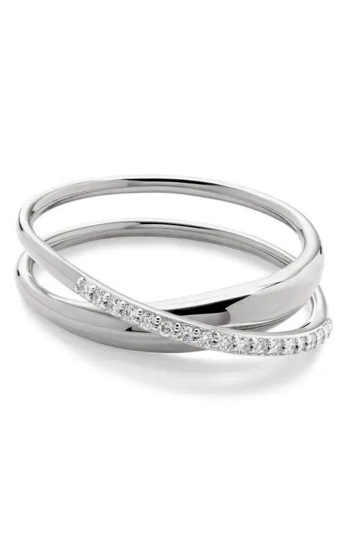 Monica Vinader Nura Wrap Ring - Silver