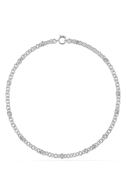 SPINELLI KILCOLLIN Serpens Sterling Chain Link Necklace - Silver