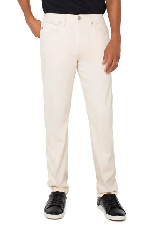 LIVERPOOL Kingston Modern Straight Leg Jeans - Parchment