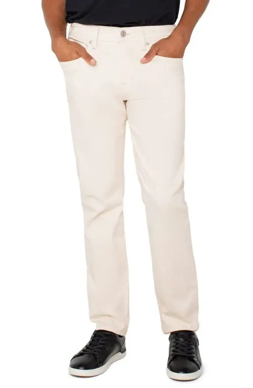 LIVERPOOL Kingston Modern Straight Leg Jeans - Parchment
