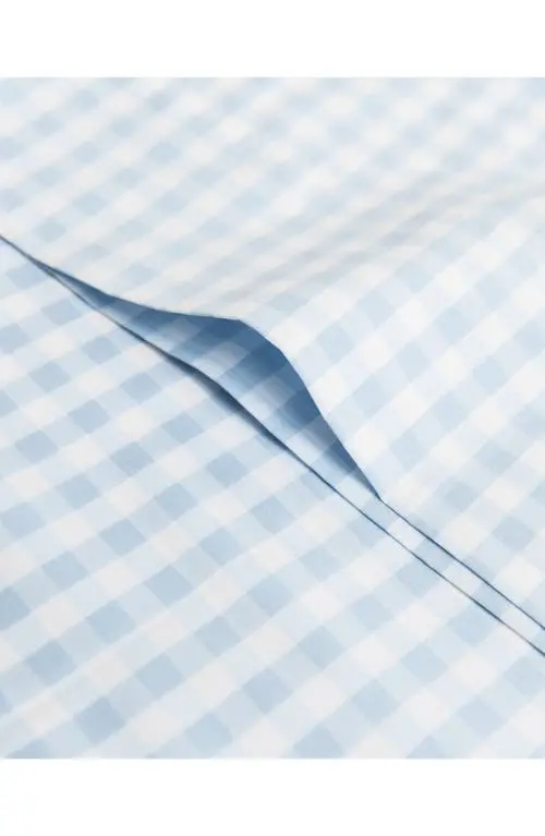 PETITE PLUME Signature Collection Gingham Sheet Set - Blue
