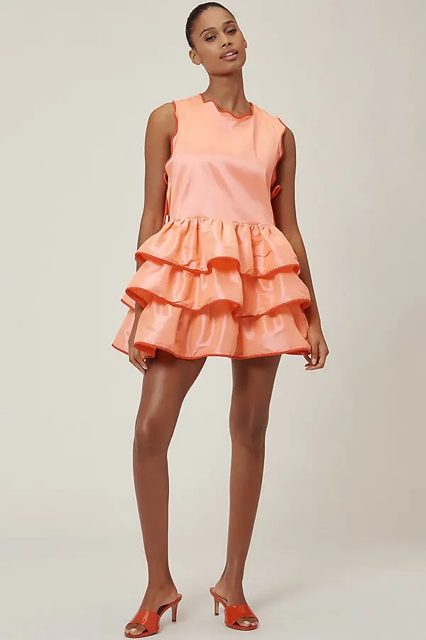 strapless open back dress Celia B Alma Dress