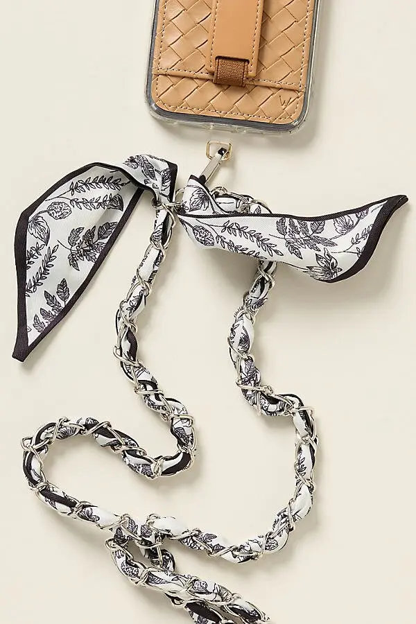 MIAMI CHAINS & CO. Silk Crossbody Phone Chain - Cote Dazur