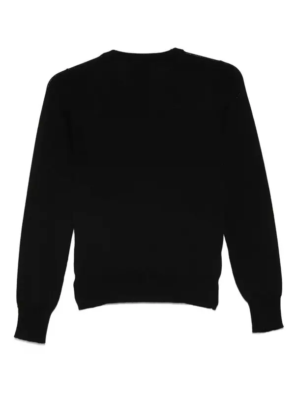 Coperni Clip-detail Fine-knit Jumper