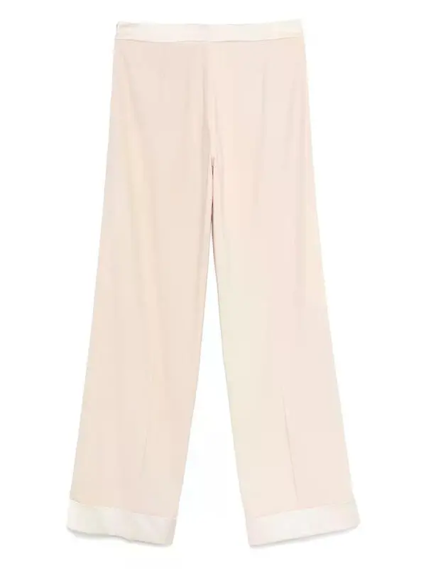 D.exterior Contrast-trim Trousers