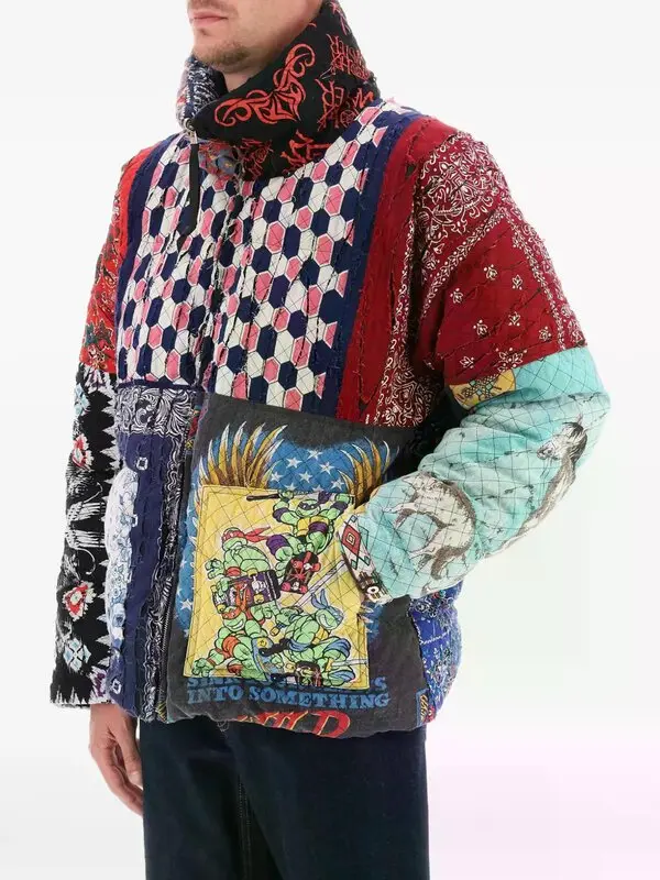 CHILDREN OF THE DISCORDANCE Bandana-print Jacket - Black