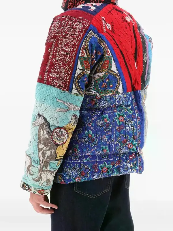 CHILDREN OF THE DISCORDANCE Bandana-print Jacket - Black