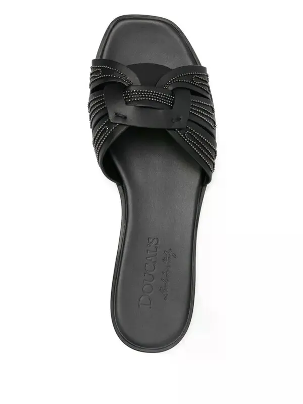 DOUCAL'S Leather Flat Sandals