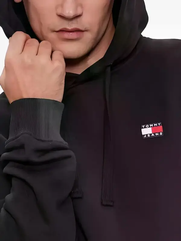 Tommy Hilfiger Logo Hoodie - Black