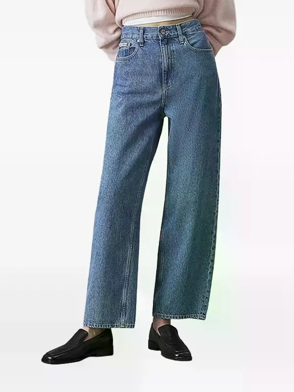 Calvin Klein Wide-leg Barrel Jeans
