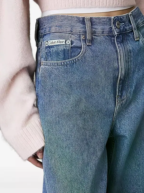 Calvin Klein Wide-leg Barrel Jeans