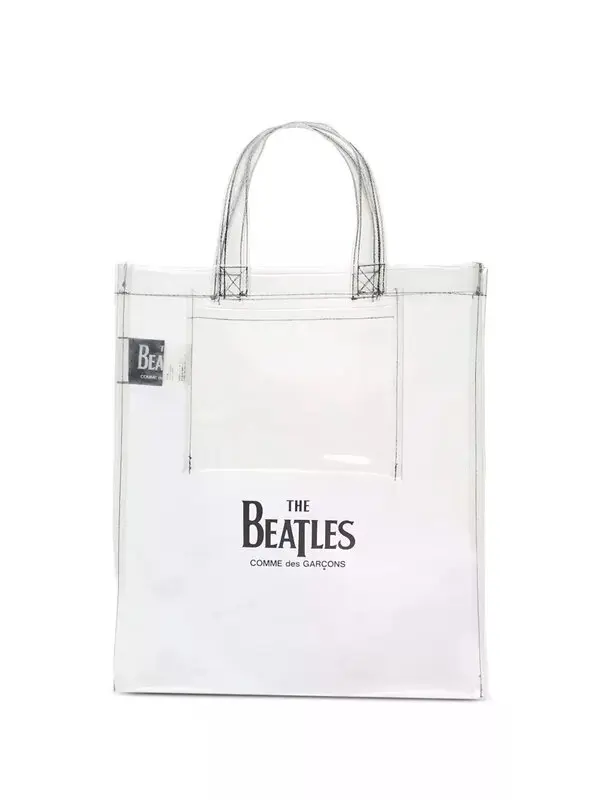 Comme Des Garçons The Beatles X Shopper Bag - White