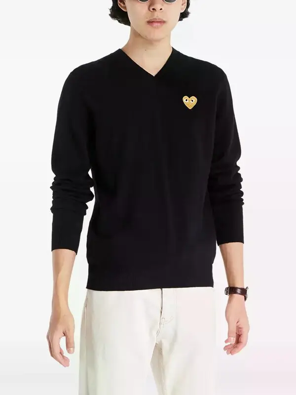 Play Comme Des Garcon Wool Jumper