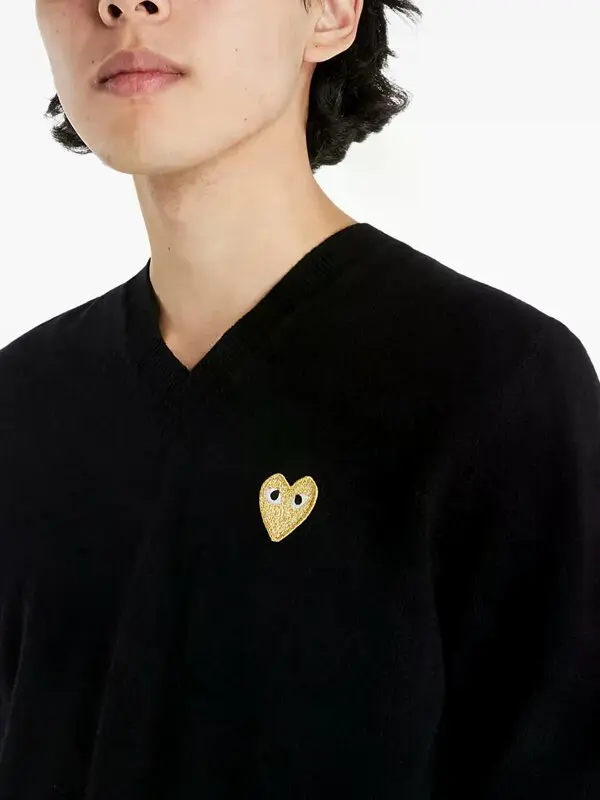 Play Comme Des Garcon Wool Jumper