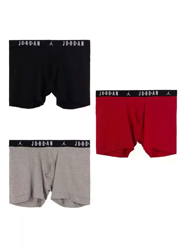 JORDAN Logo-waistband Boxers - Red