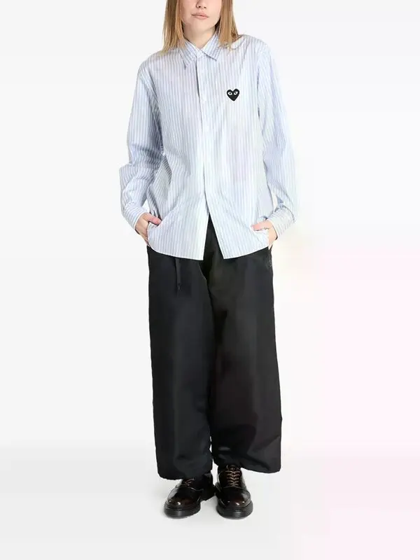 Play Comme Des Garcon Striped Shirt - Blue