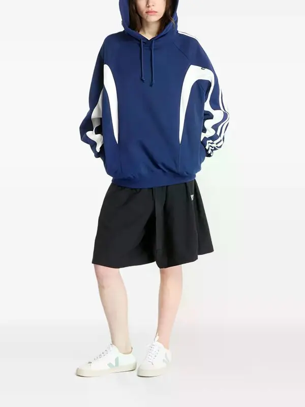 Y3 Hoodie With 3-stripe Detail