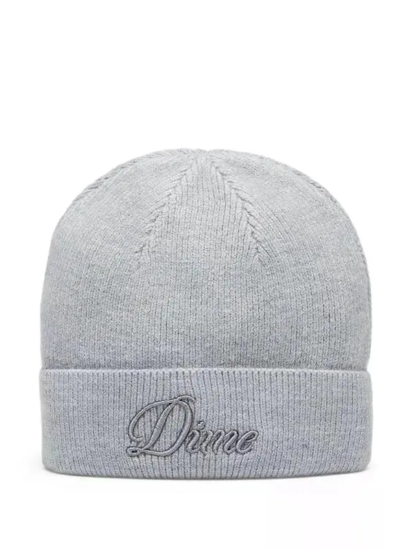 DIME Cursive Fold Beanie - Grey