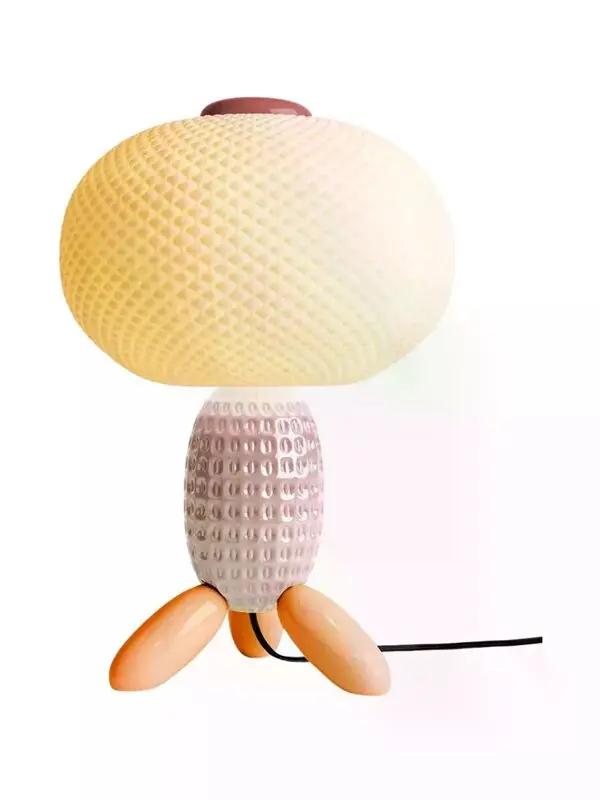 LLADRO Porcelain Table Lamp - Pink