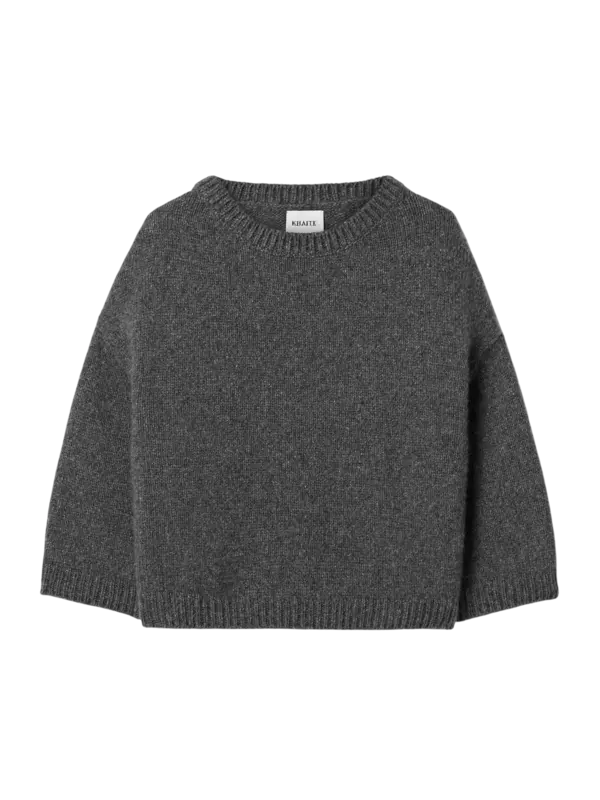Khaite Sabina Cashmere Sweater - Gray