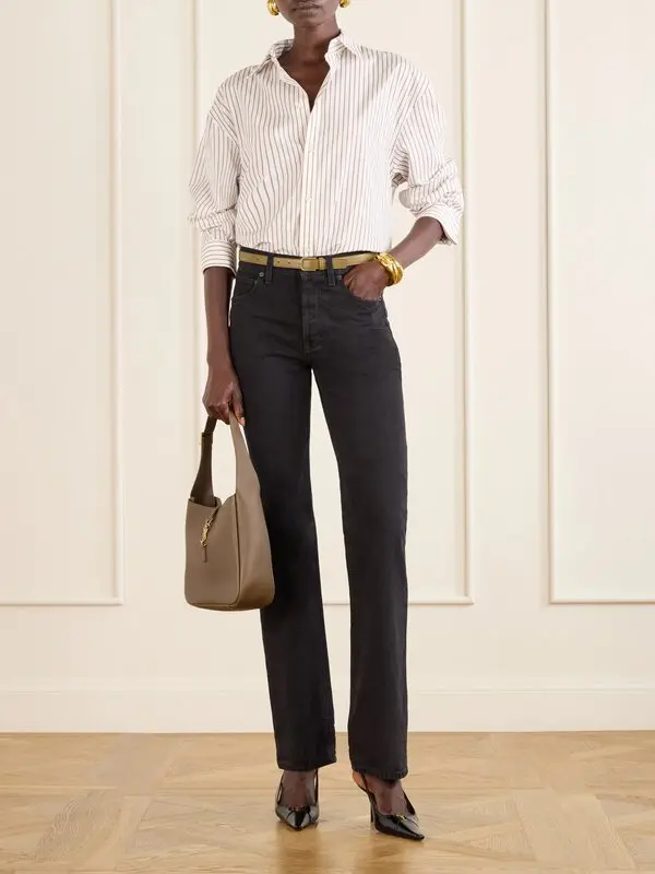 Saint Laurent Le 5 À 7 Supple Small Shoulder Bag - Brown