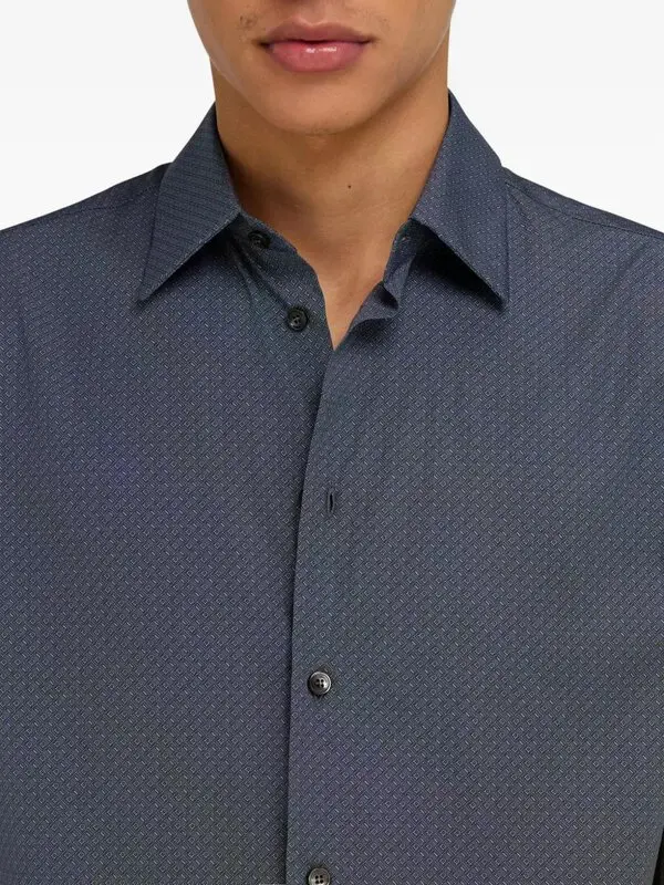 FERRAGAMO Micro-patterned Shirt