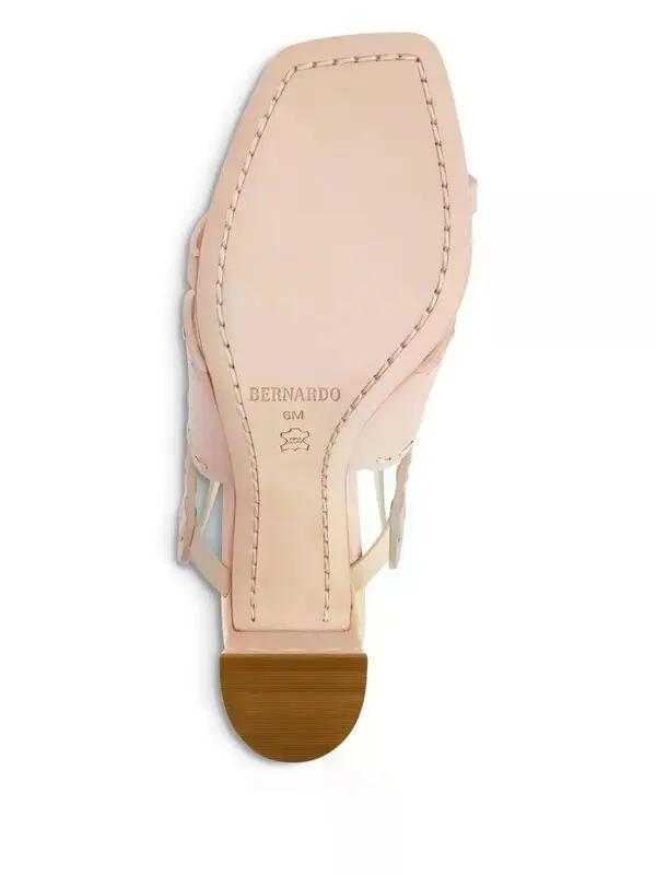 Bernardo 1946 75mm Circular-cutout Sandals - Pink