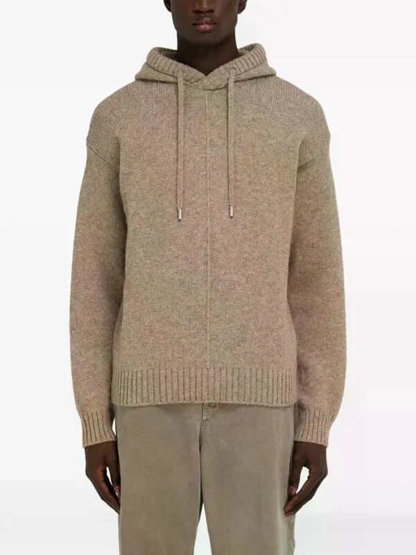 FERRAGAMO Virgin-wool Knitted Hoodie