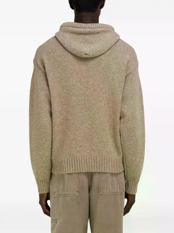 FERRAGAMO Virgin-wool Knitted Hoodie