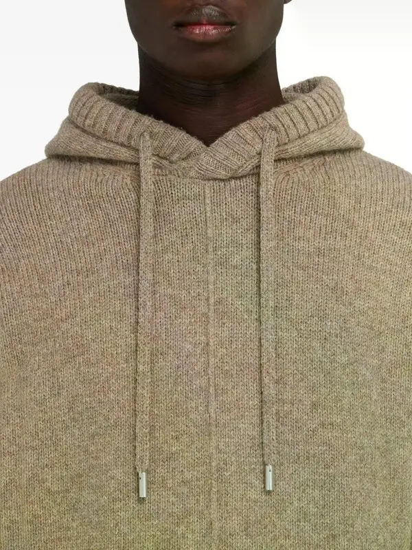 FERRAGAMO Virgin-wool Knitted Hoodie