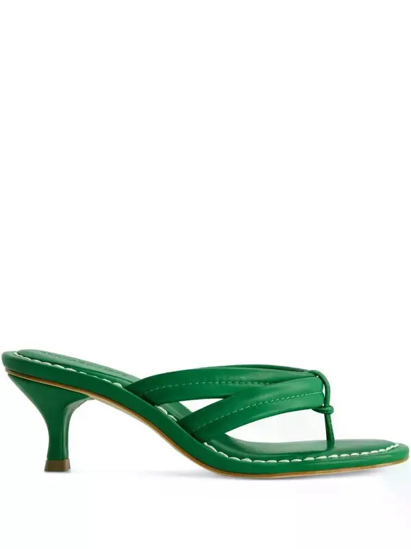 Bernardo 55 Miami Strappy Sandals - Green