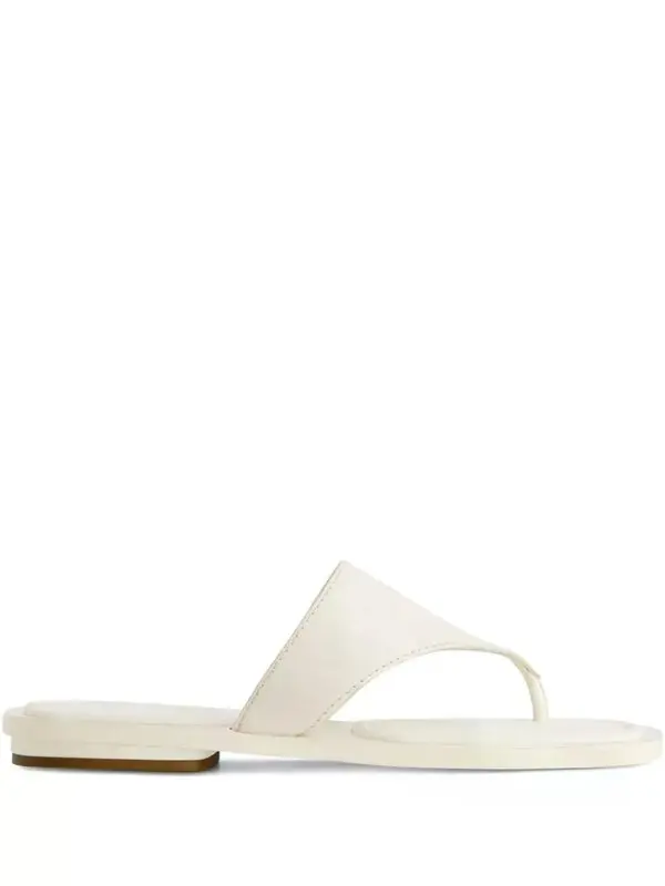 Bernardo 1946 Thong Slide Sandals - White