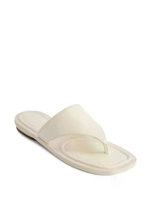 Bernardo 1946 Thong Slide Sandals - White