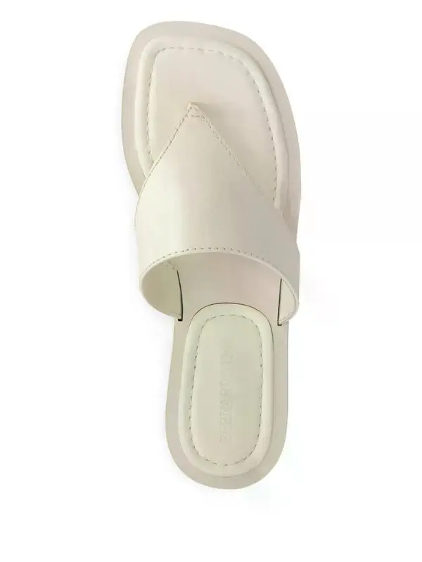Bernardo 1946 Thong Slide Sandals - White