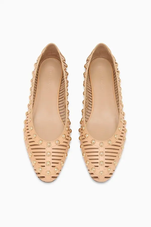 Ulla Johnson Bijou Studded Ballerinas