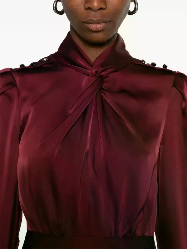 SELF-PORTRAIT Gathered Detail Dress