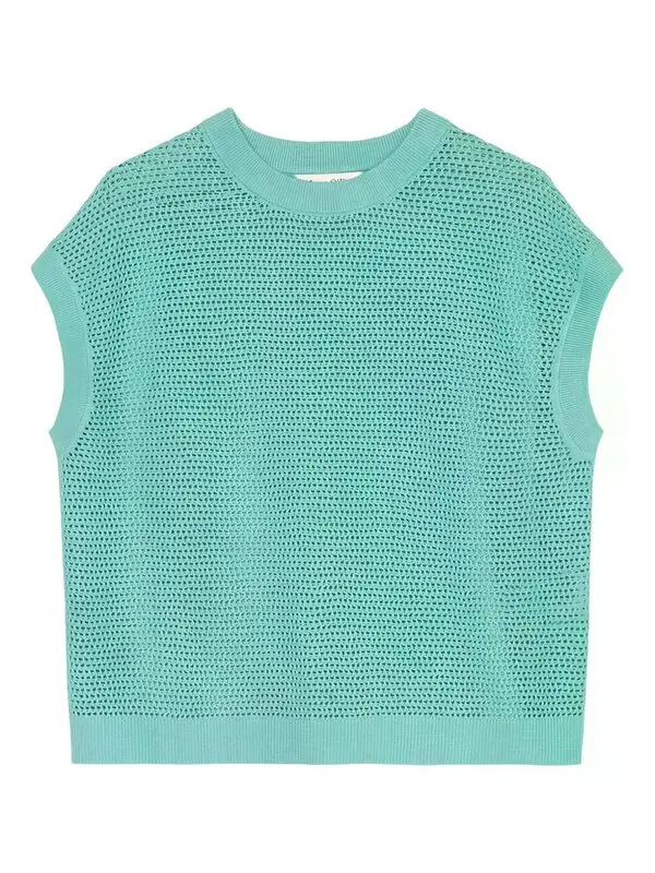 Marc O'polo Crochet Knit Short-sleeve Top