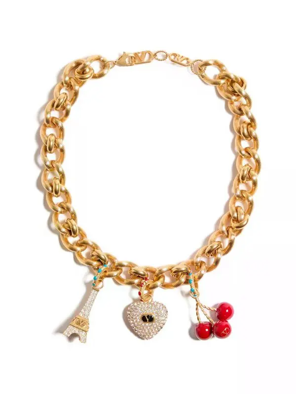 Valentino Garavani Chez Charm Necklace - Gold