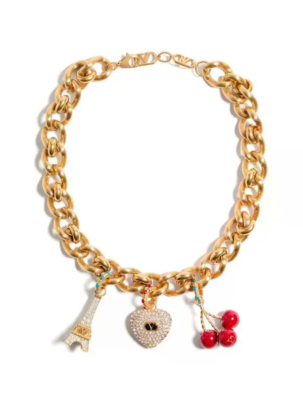 Valentino Garavani Chez Charm Necklace - Gold