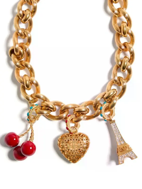 Valentino Garavani Chez Charm Necklace - Gold