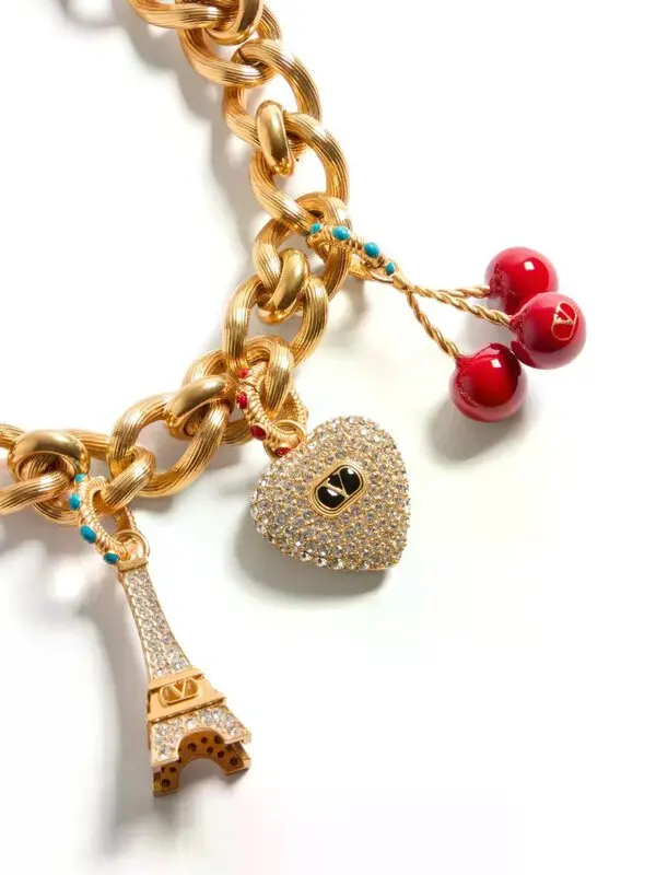 Valentino Garavani Chez Charm Necklace - Gold