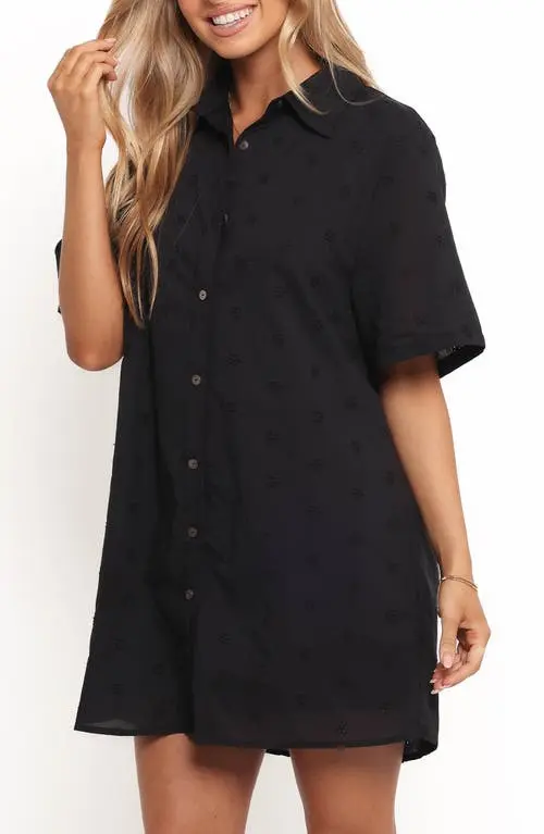 PETAL & PUP Eyelet Embroidery Shirtdress