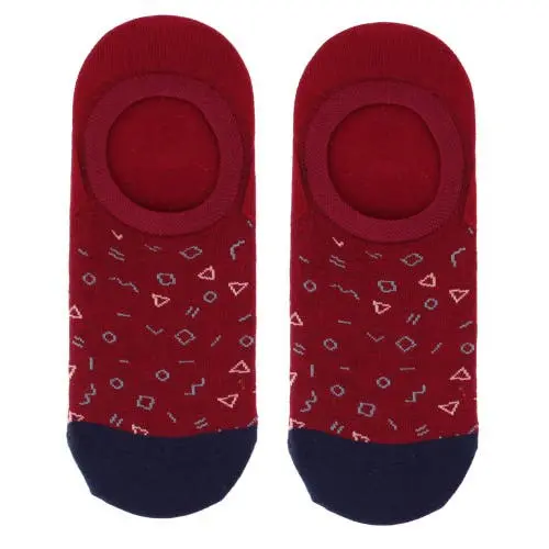DEADSOXY Distinct No-show Premium Novelty Socks - Red