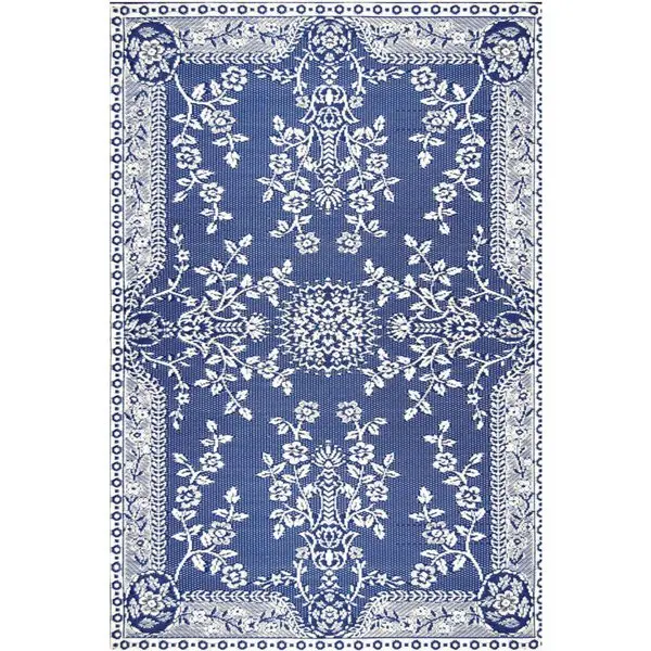 MAD MATS Garland Blue & White