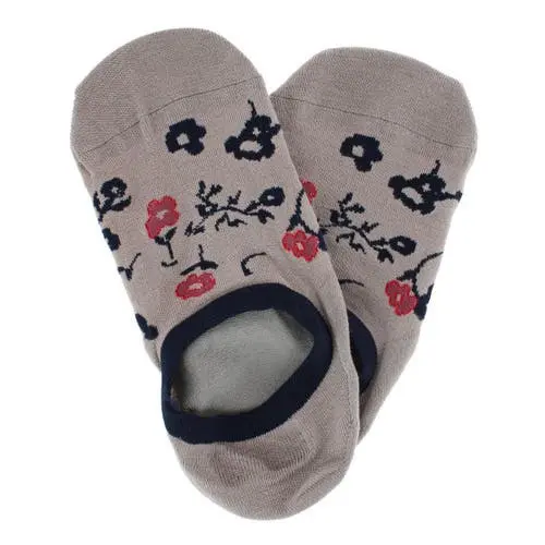 DEADSOXY Floral No-show Socks