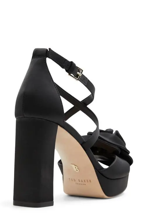 Ted Baker London Maddy Rose Platform Sandal - Black