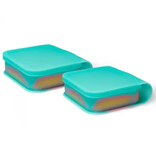 SILIPINT Silicone Go Go Sandwich Bowls 2-piece Set - Multicolored