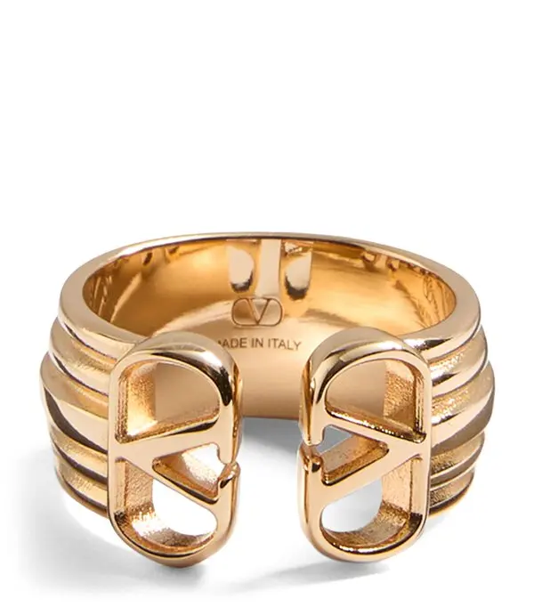 Valentino Garavani Vlogo Ovalette Ring - Gold