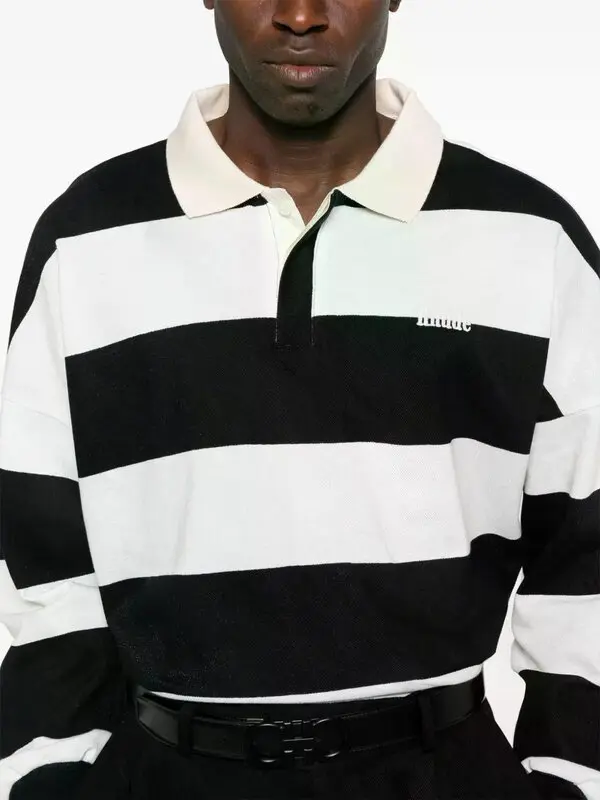 Rhude Striped Polo Shirt