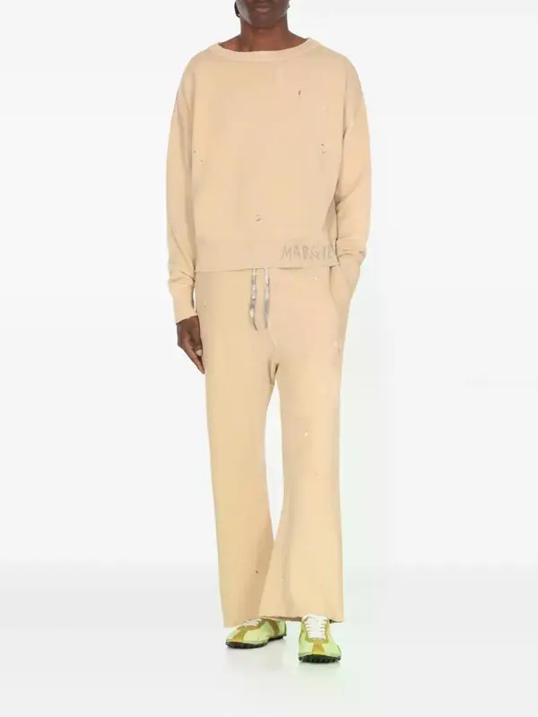 MAISON MARGIELA Drawstring-waist Cropped Trousers
